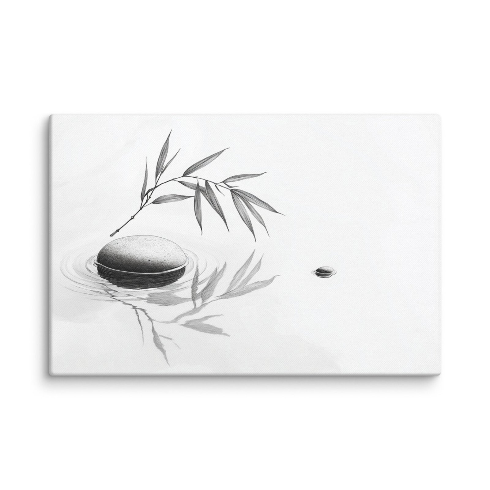 Tableau Noir et Blanc pour Salle de Bain - Coin Tableau